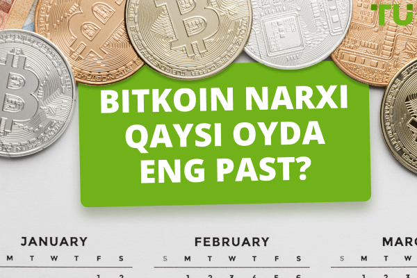 Bitkoin narxi qaysi oyda eng past?